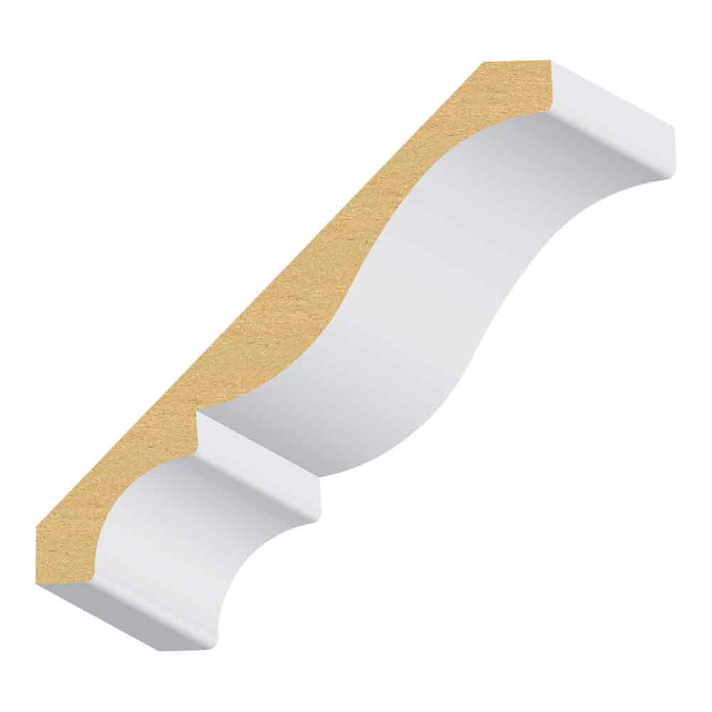 414 MUL MDF Crown Moulding — Royal Parquet Group, INC