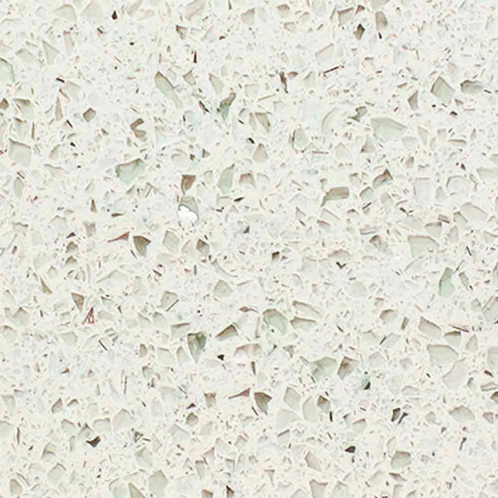 Sratlight White Quartz Countertop 2' x 9' Prefab — Royal Parquet Group, INC